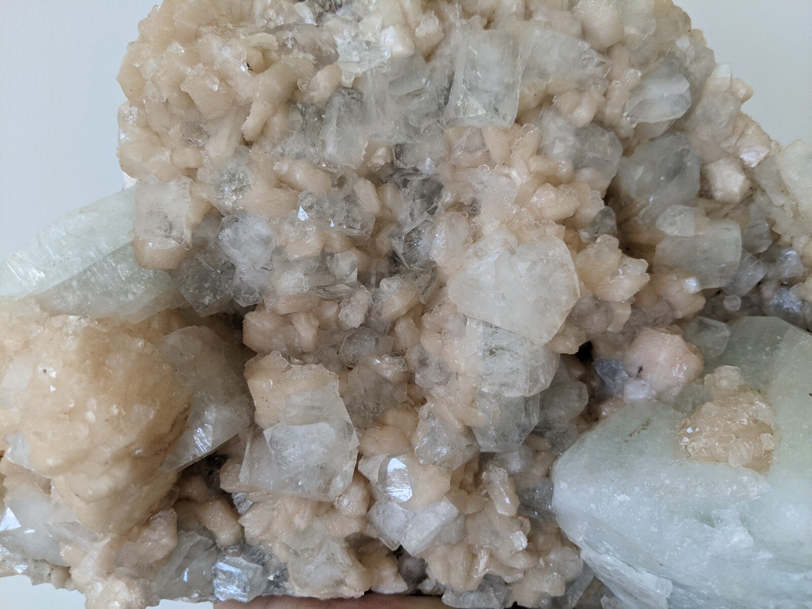 Grandes cristales de apofilita verde con racimo de cristal de | Etsy