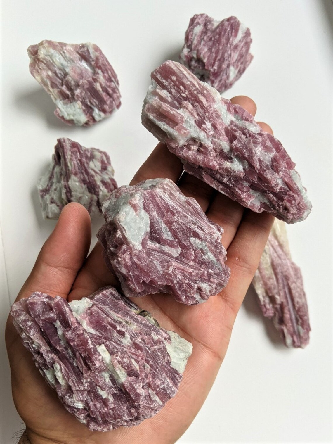 Pink Tourmaline Raw Cluster (L) TQ506 X 1 - Etsy