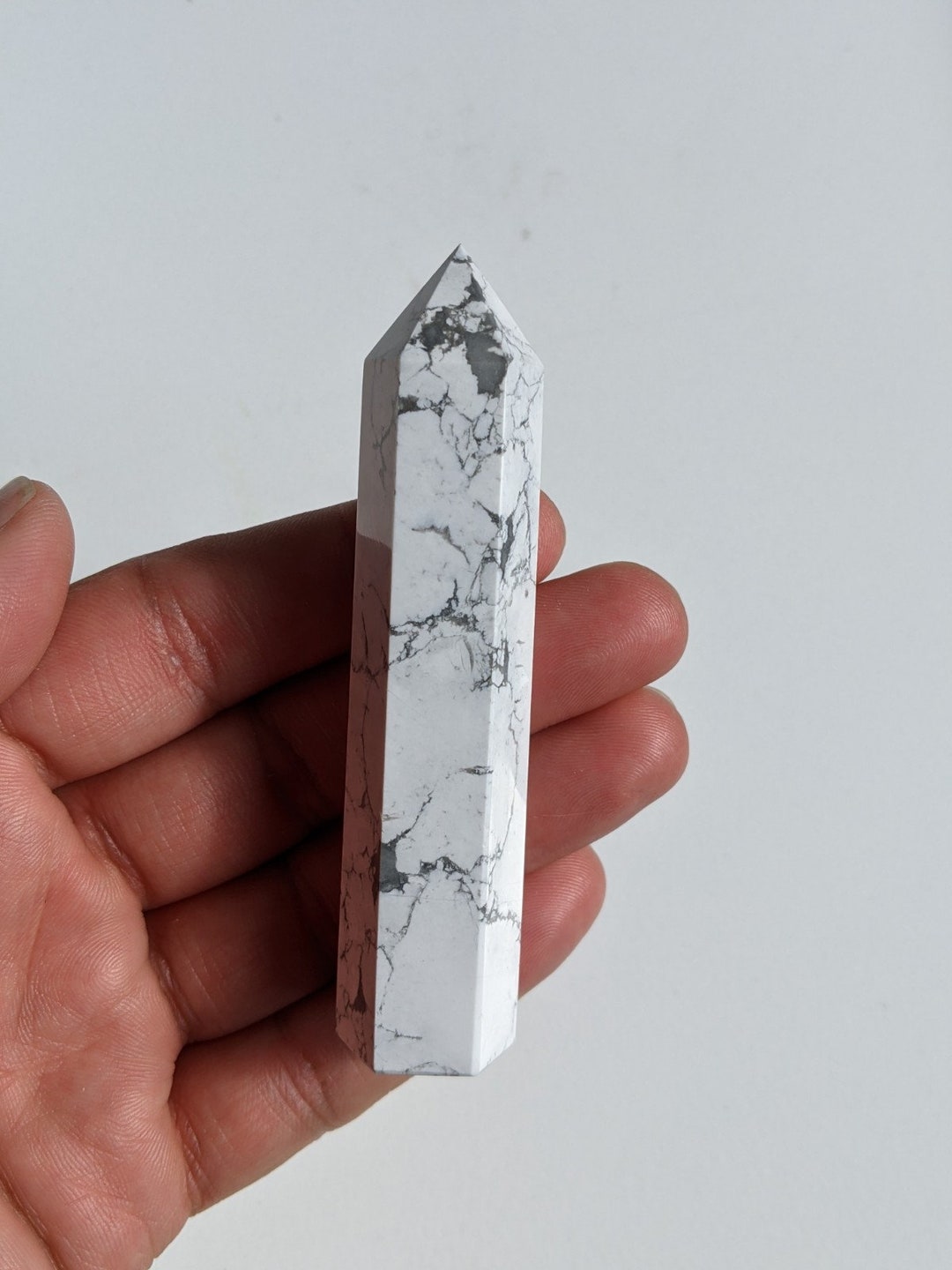 Howlite Tower High Grade T061 - Etsy