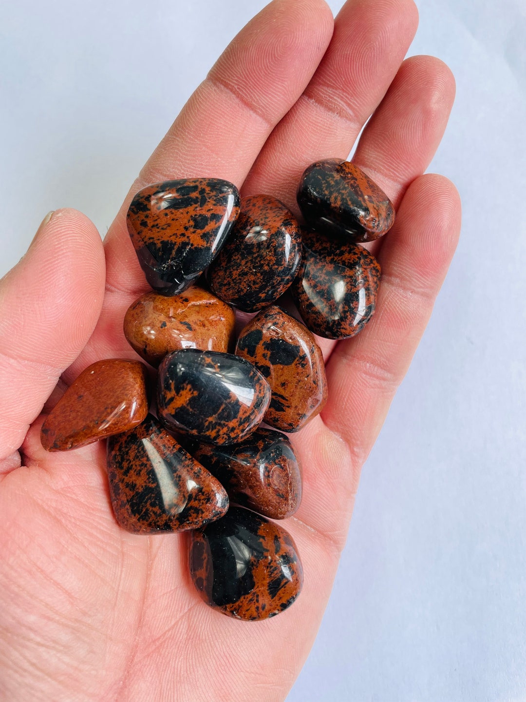 Mahogany Obsidian Tumbled Stones Natural TB041 X 1 - Etsy