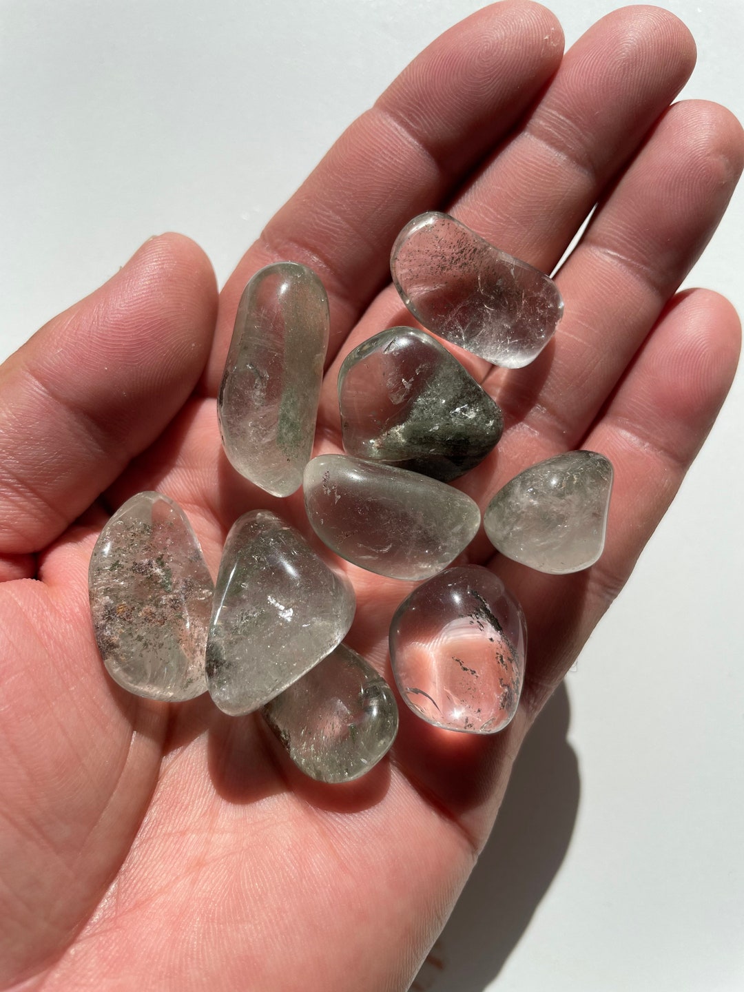 Green Quartz Tumbled Stone Crystal/ Mineral X 1 (22-30mm) - Etsy