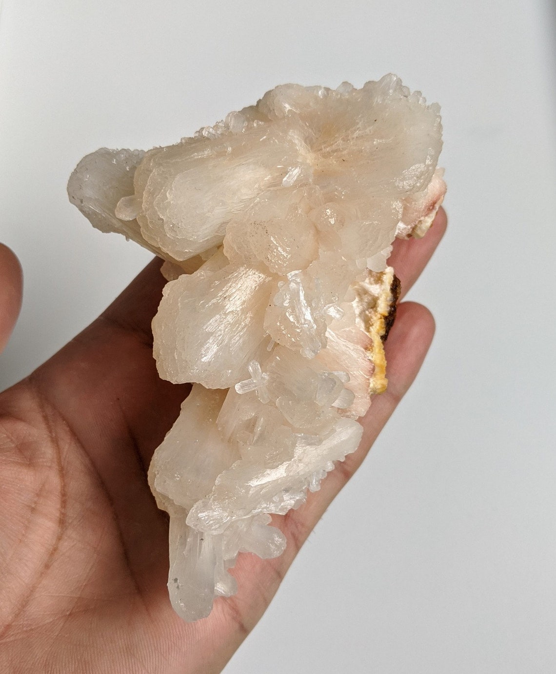 Peach Stilbite Cluster Natural Crystal/mineral 120x80mm - Etsy