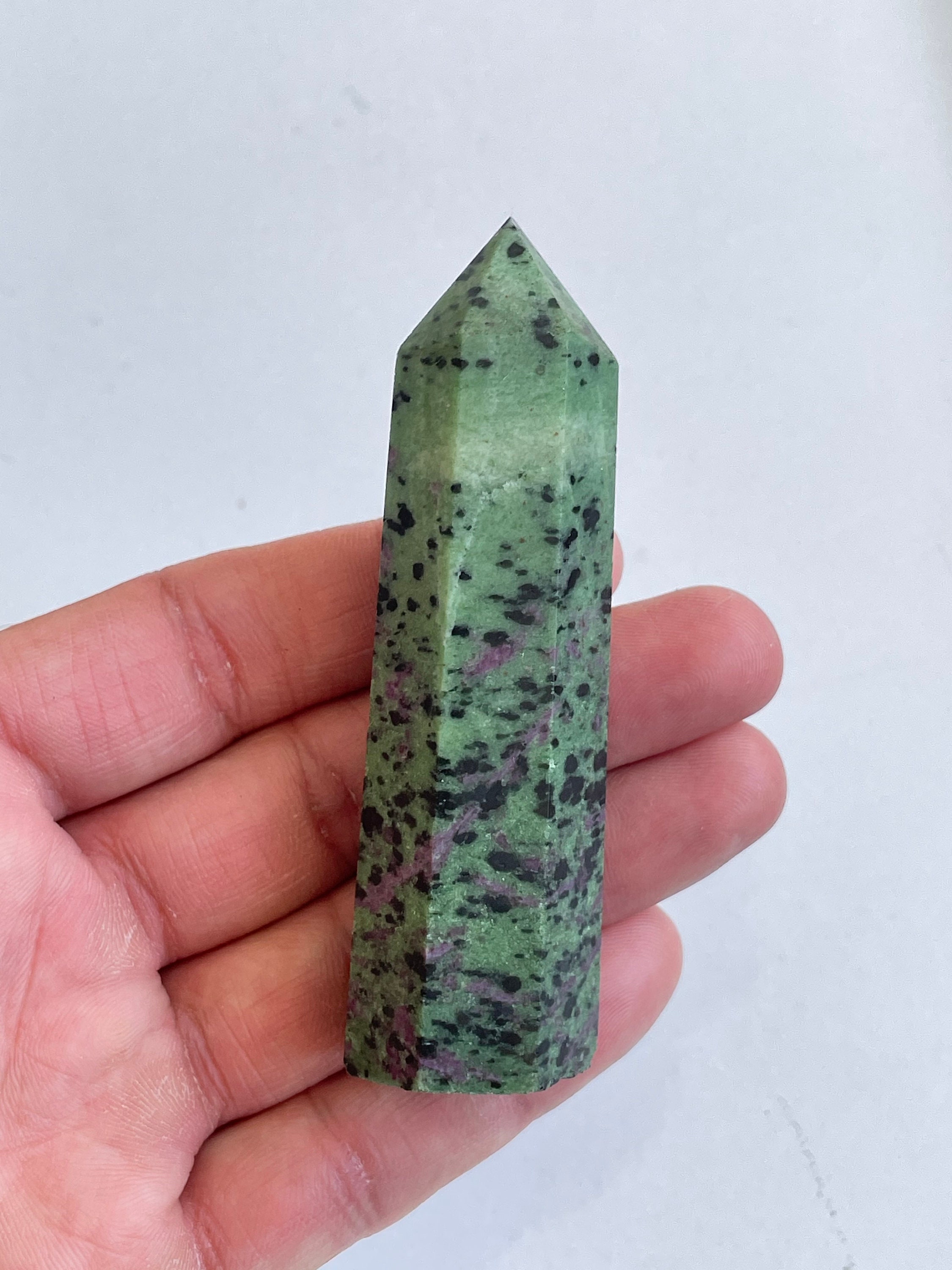 Ruby in Zoisite Generator/tower Natural Crystal T224 - Etsy Singapore