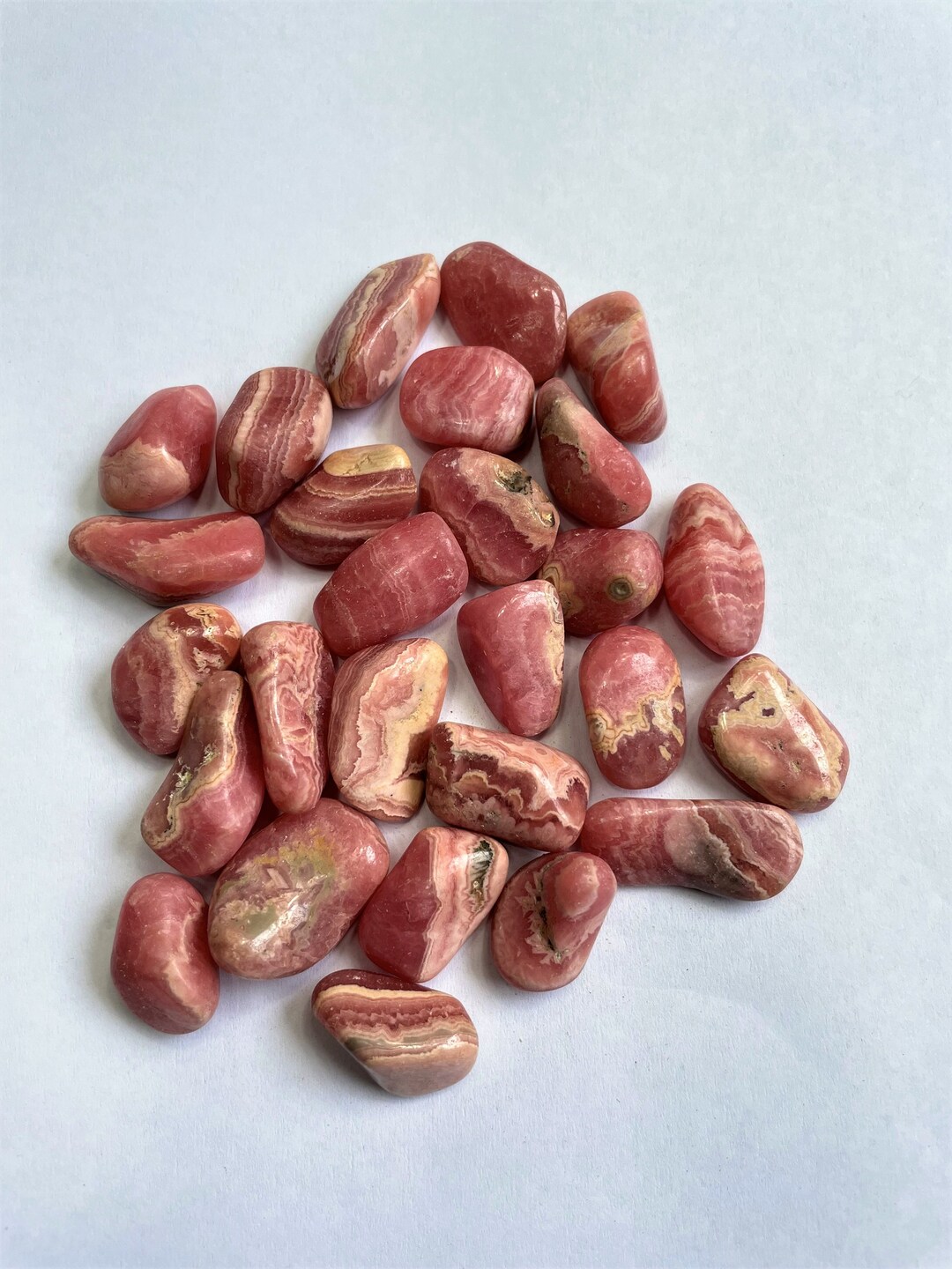 Rhodochrosite Rare Tumbled Stones Natural (small) TB079 X 1 - Etsy