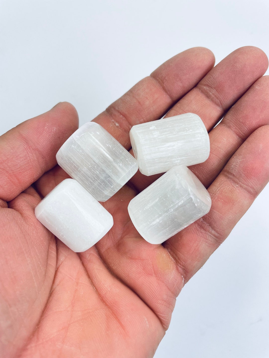 Selenite Tumbled Stone Crystal SN023 X 1 - Etsy