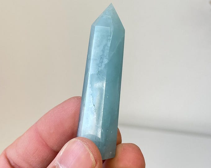 Aquamarine Crystal Rare Tower T139a - Etsy