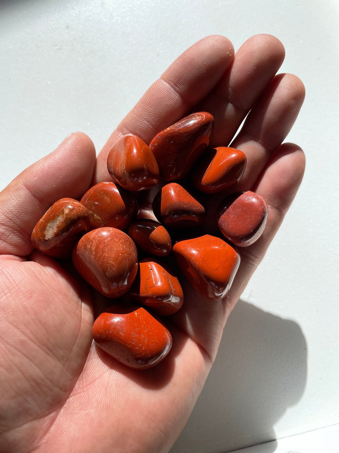 Red Jasper Tumbled Stone Crystal/ Mineral X 1 22-30mm - Etsy Australia