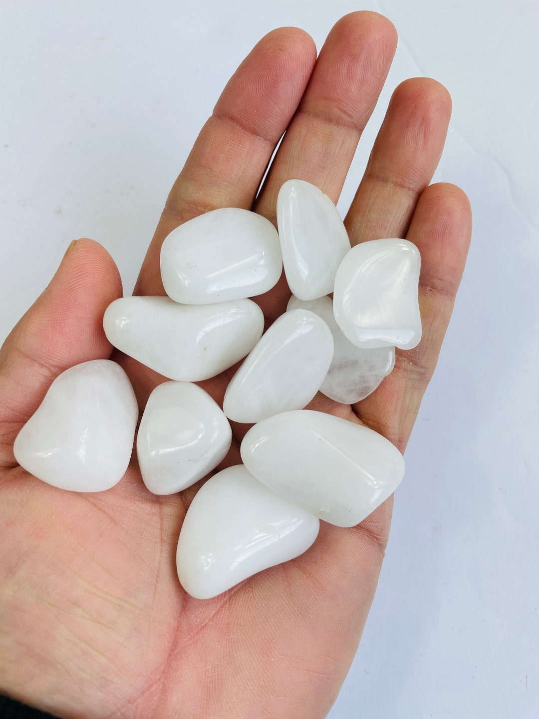 Snow Quartz Tumbled Stones Natural TB091 X 1 - Etsy