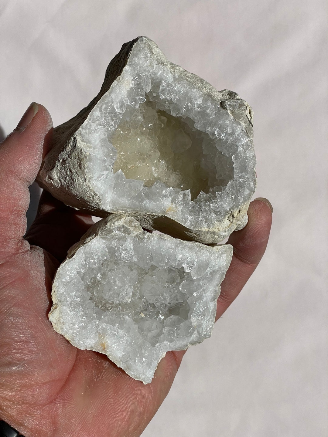 Moroccan Quartz Geode Pair Natural (80mm) QG047 - Etsy