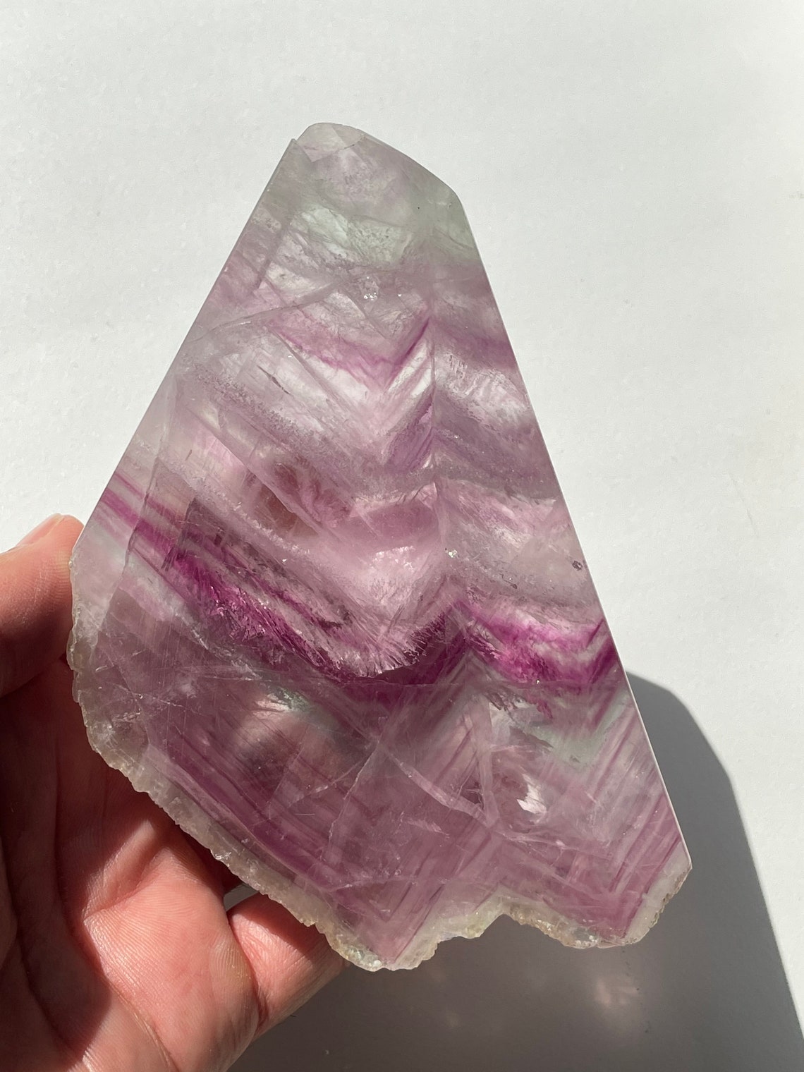 Fluorite Slab Natural Crystal high Grade FF061 - Etsy