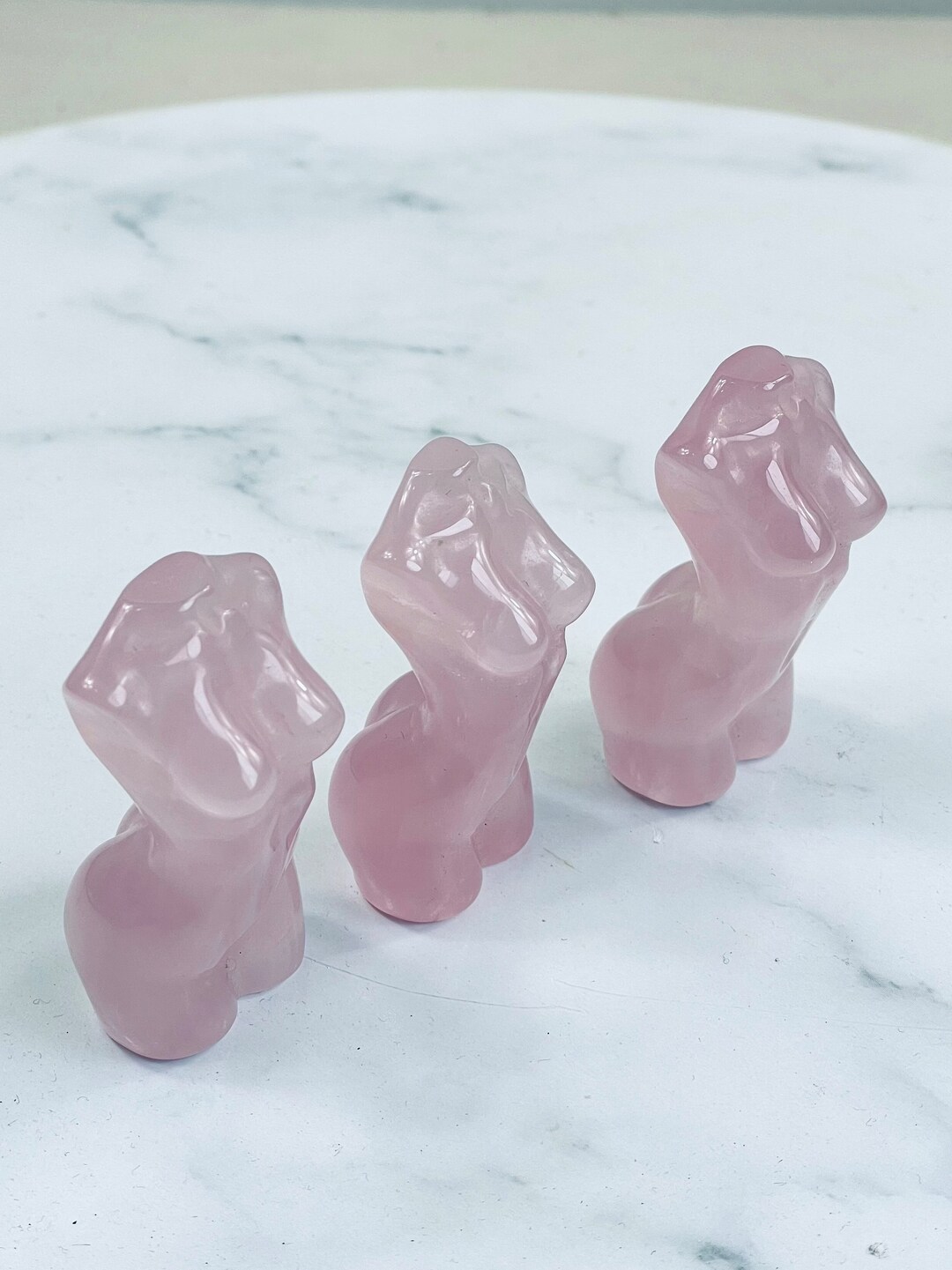 1 X Rose Quartz Crystal Female Body S199 - Etsy