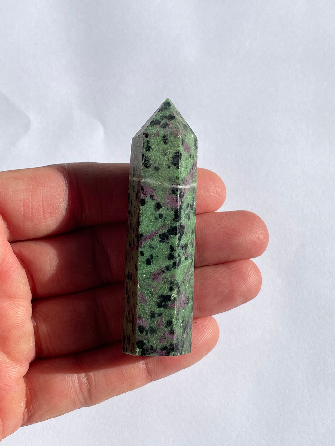Ruby in Zoisite Generator/tower Natural Crystal T232 - Etsy