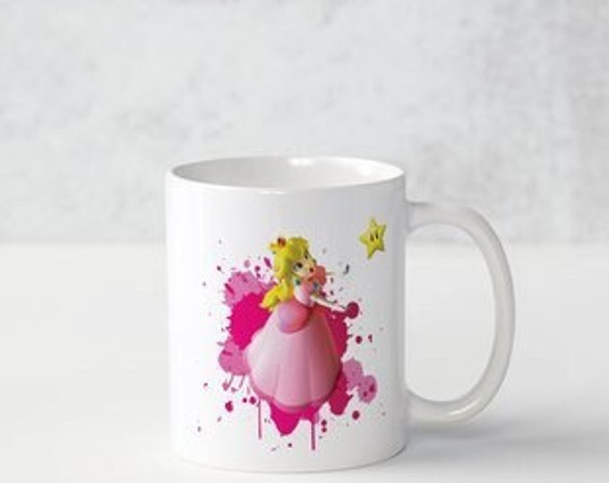 Princess Peach Mug - Etsy