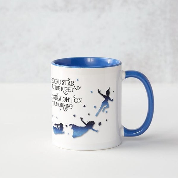 Peter Pan Mug - Etsy