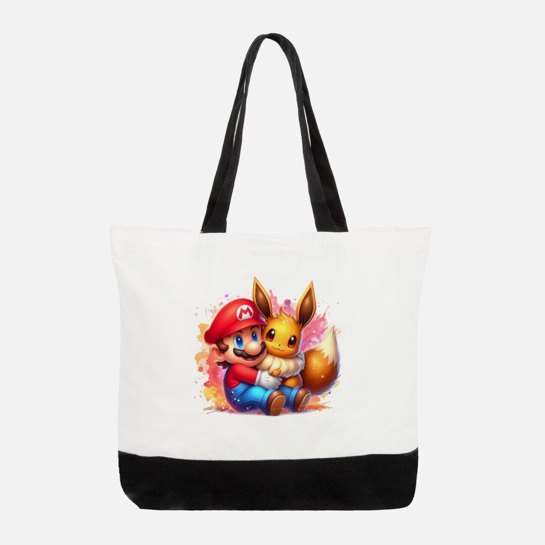 Super Mario Eevee Tote Bag - Etsy