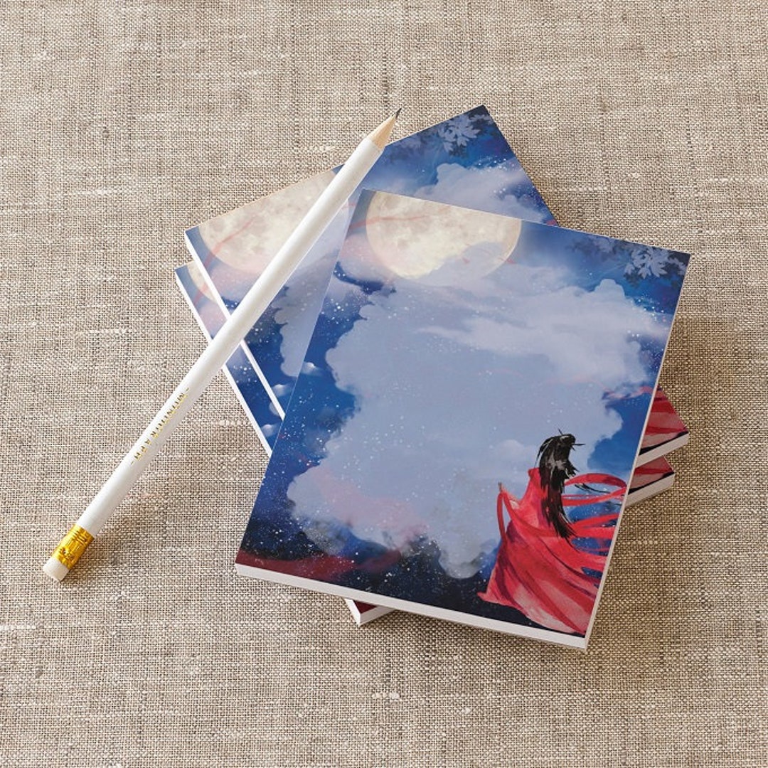 Daughter of the Moon Goddess Notepad - Etsy