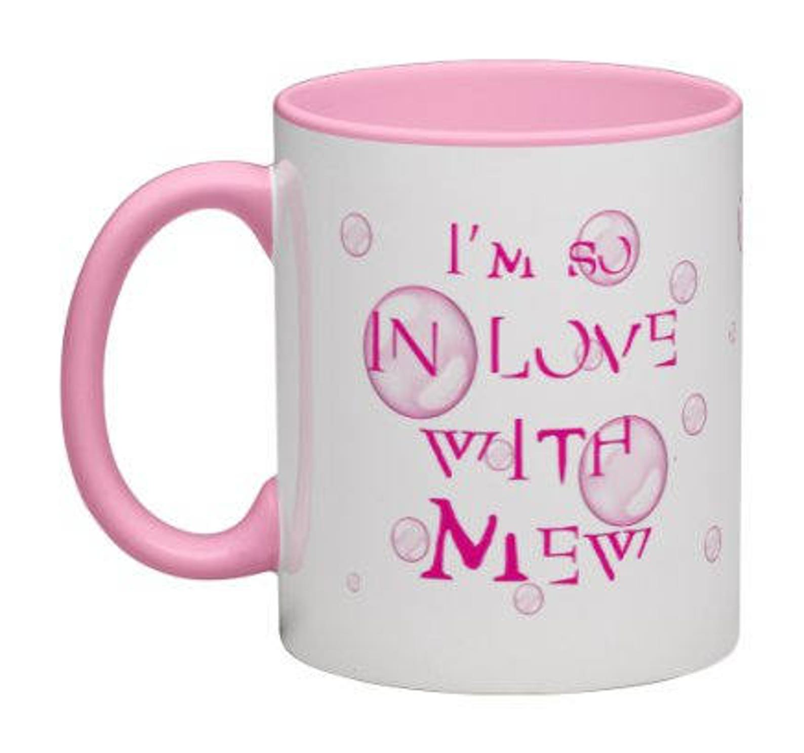 Pokemon mew Mug i'm so in Love With Mew | Etsy