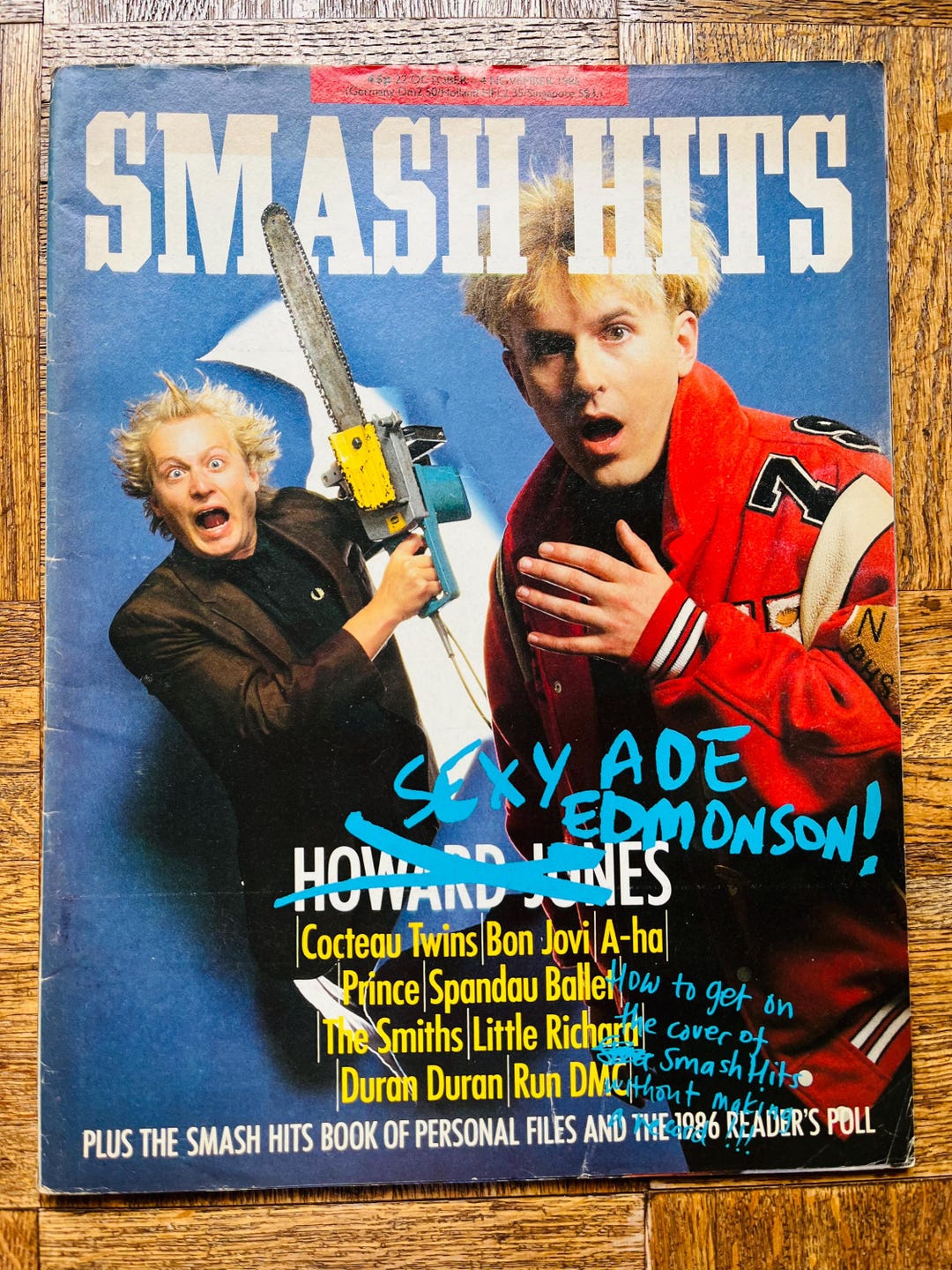 1986 Smash Hits 22 October Magazine/music Magazine/pop Magazine/colour ...