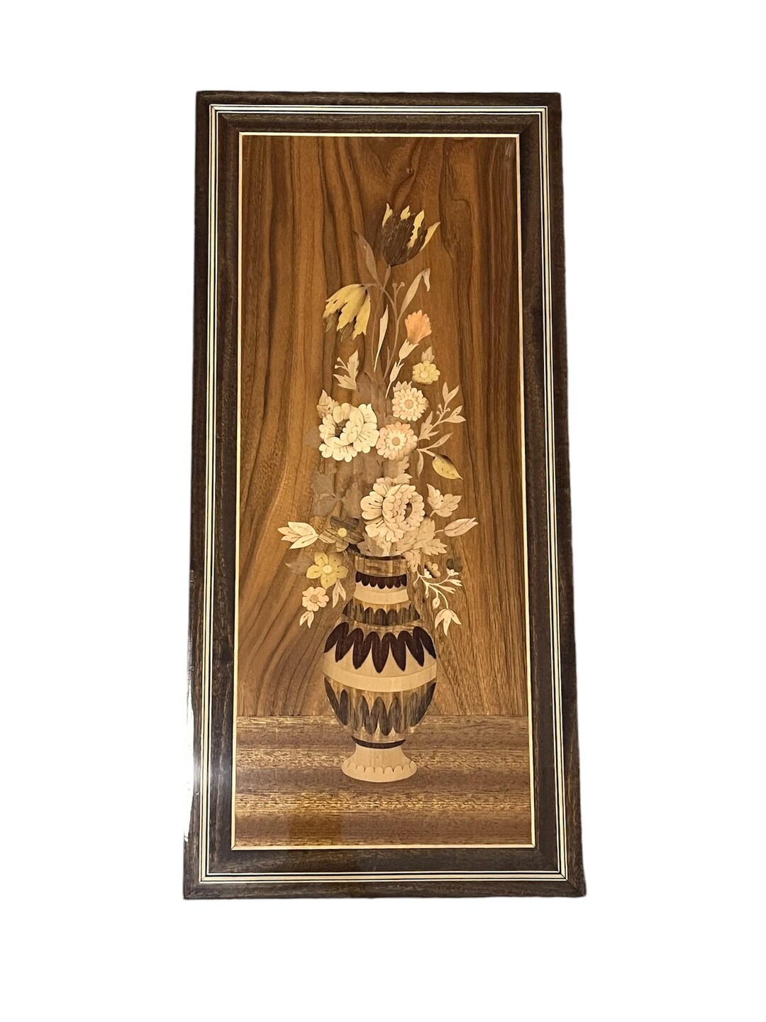 Inlaid Wood Marquetry Picture Panel/inlaid Wood Sorrento/marquetry ...