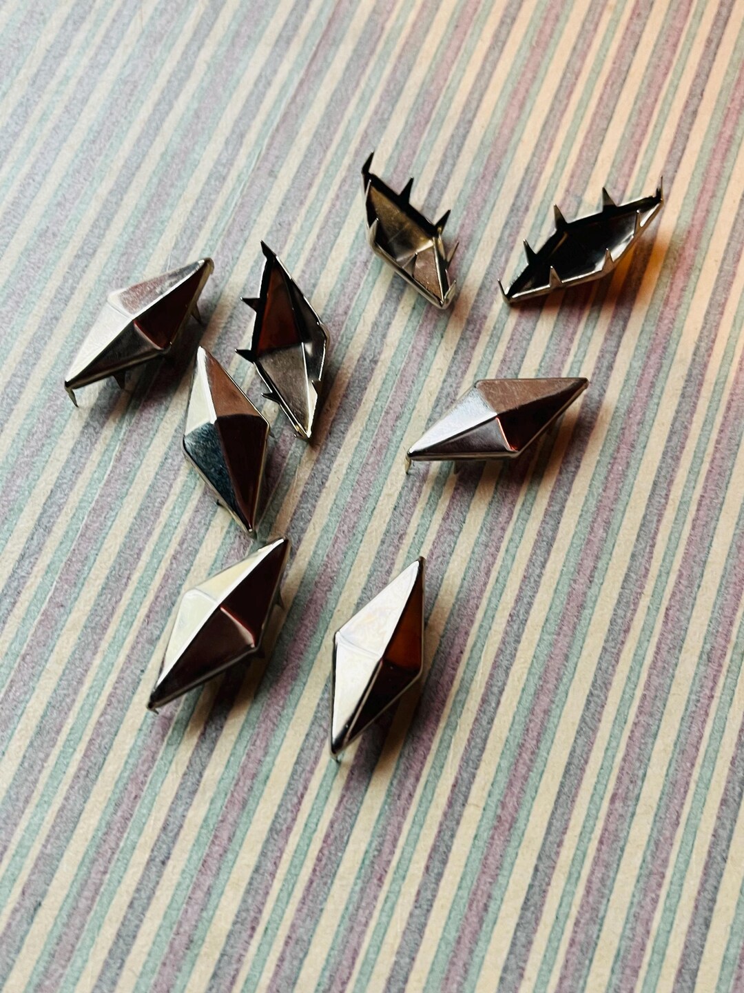 Vintage Metal Studs for Clothing Decoration/diamond Shape Studs/pack of ...