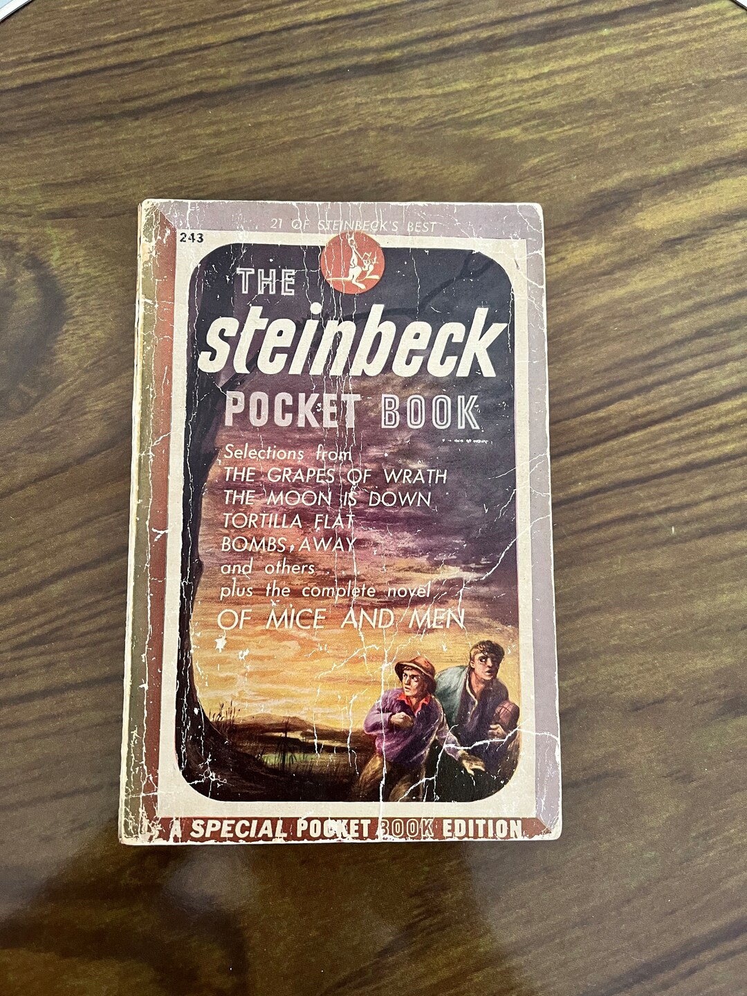 1945 Print the Steinbeck Pocket Book Printed in Usa/english Book ...