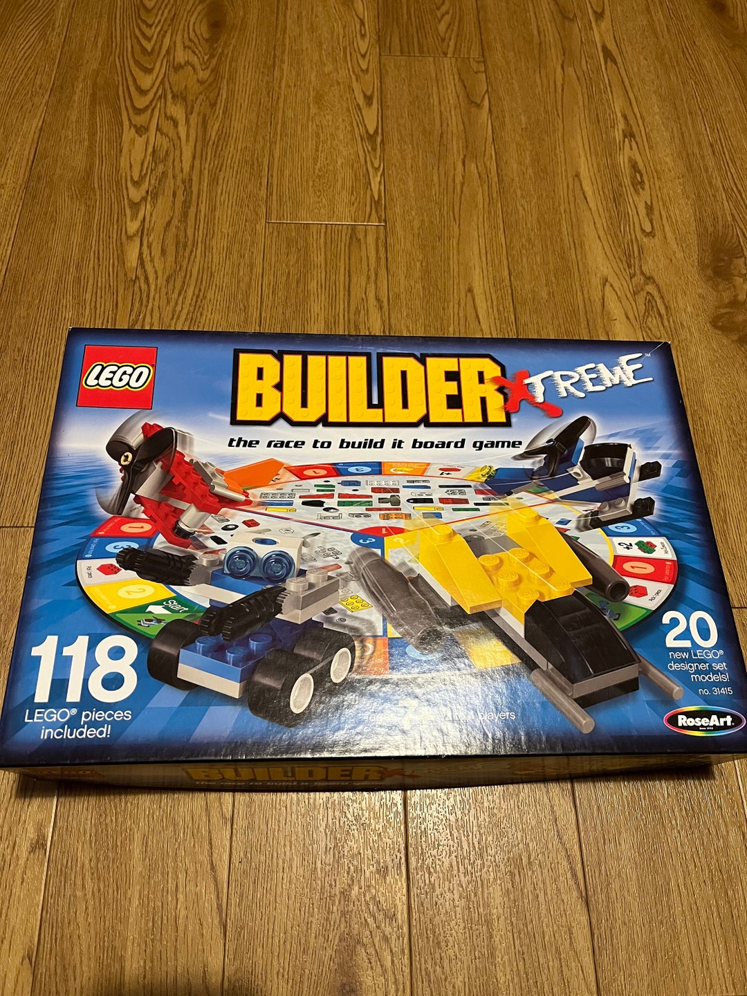 LEGO Builder X TREME the Race to Build It Board Game/complete Lego ...