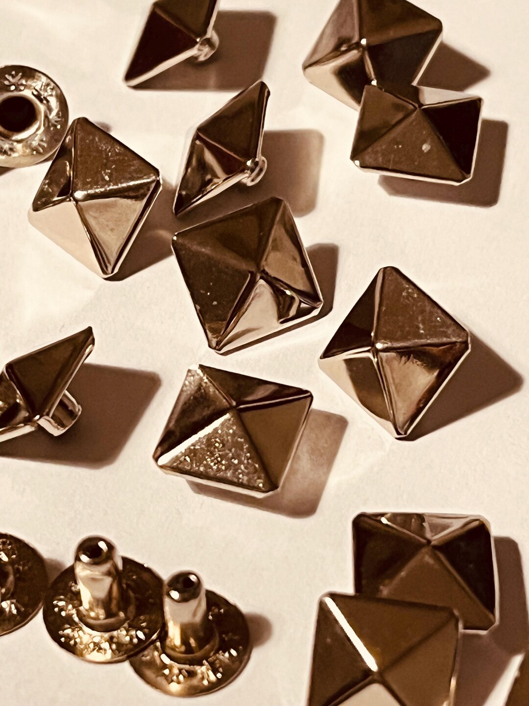 Metal Studs Pack of 12: Made in Japan 80s Vintage Leather Crafts Metal ...