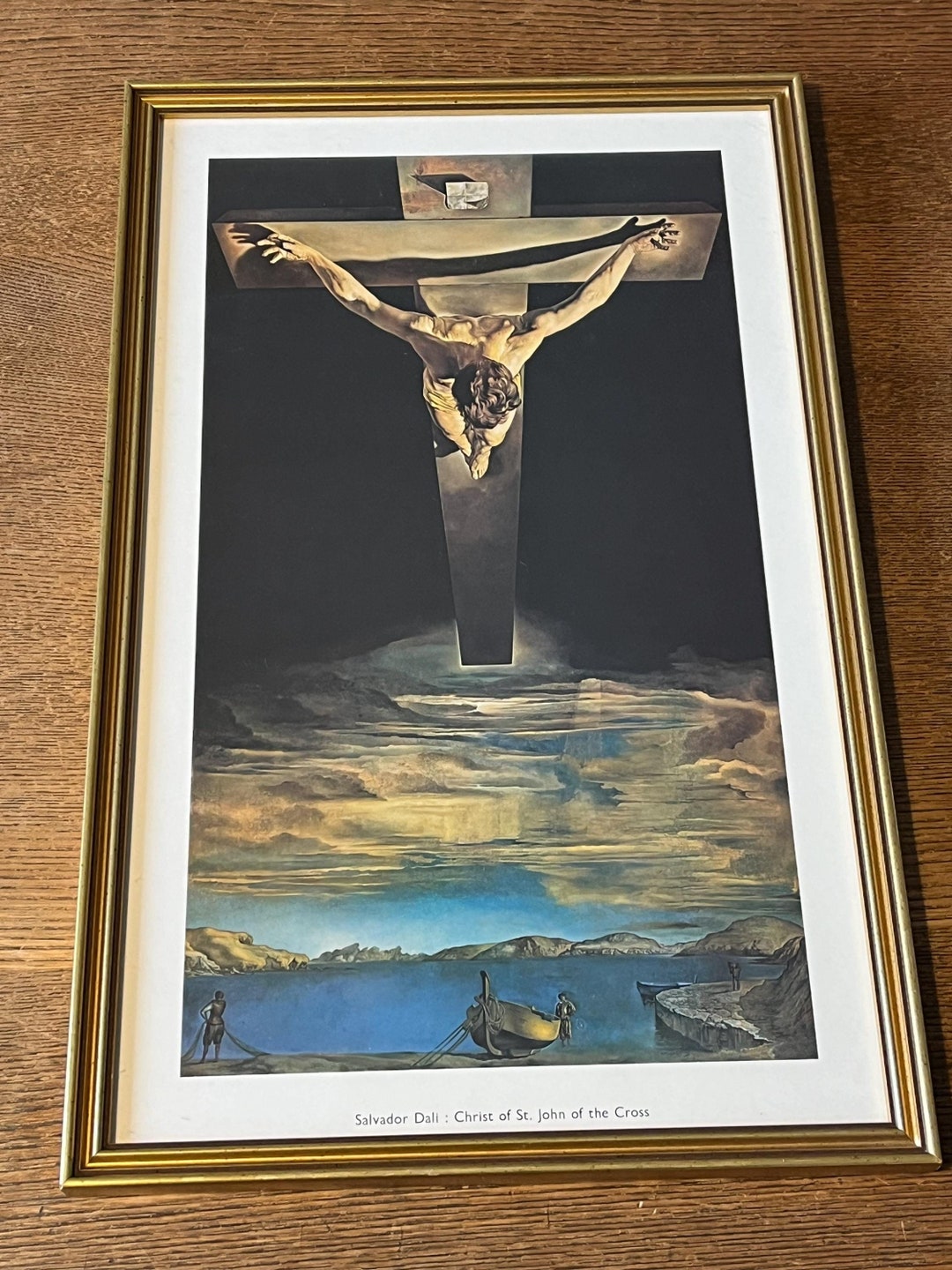Salvador Dali: Christ of St. John of the Cross Framed Print/salvador ...
