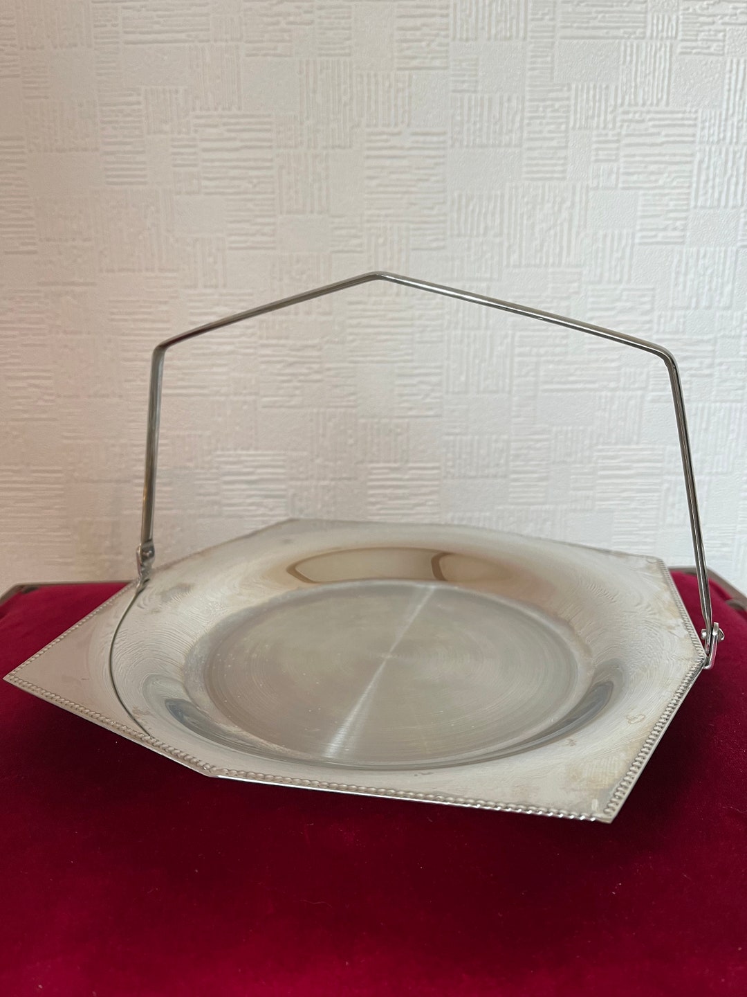 Old Hall Stainless Steel Cake/sandwich Stand/serving Dish/retro/made in ...