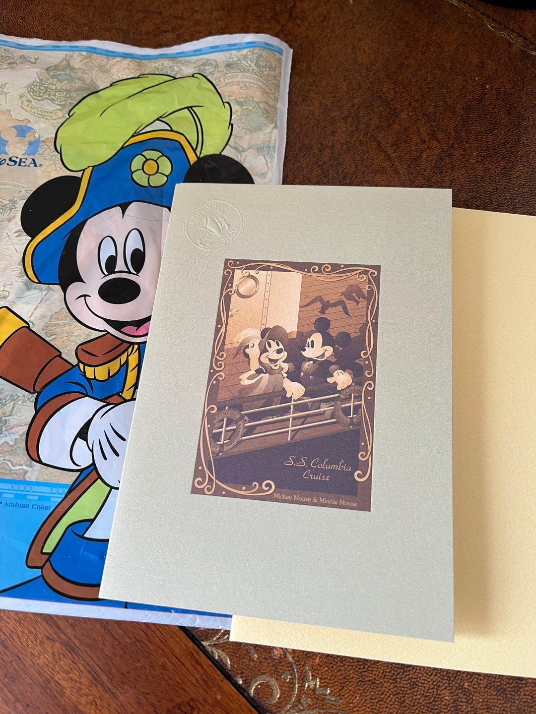 Mickey Mouse & Minnie Mouse Greeting Card With Envelope/2000 ...
