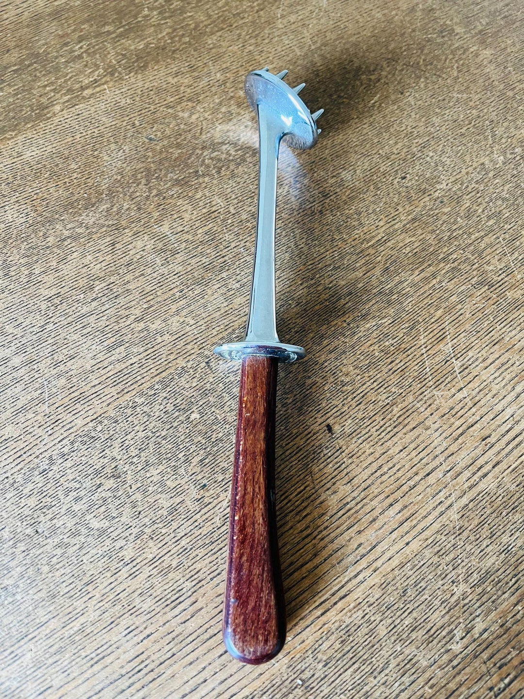 Butler Meat Tenderizer/wooden Handle Meat Tenderizer/made in England ...