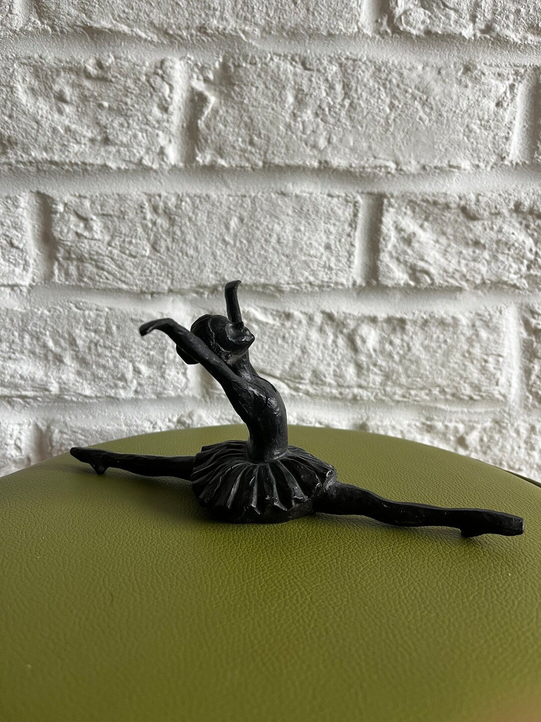 Ballerina Figure Made of Resin/vintage Ballet Figurine/open Legged ...