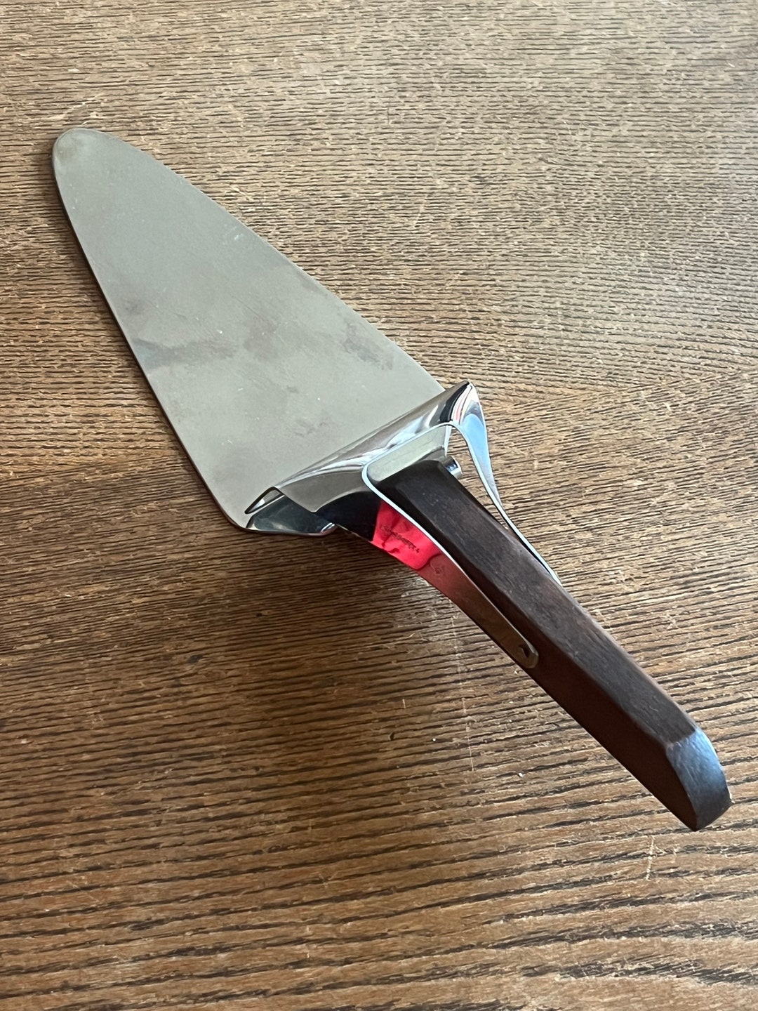 Vintage Wooden Handle Cake/pie Server/stainless Steel Cake Server ...