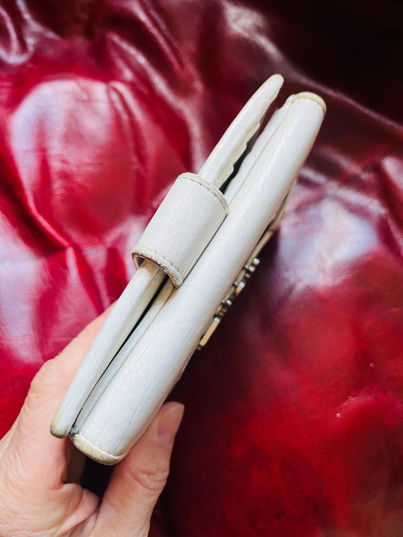 Christian Dior White Leather Bi-fold Wallet - Etsy UK