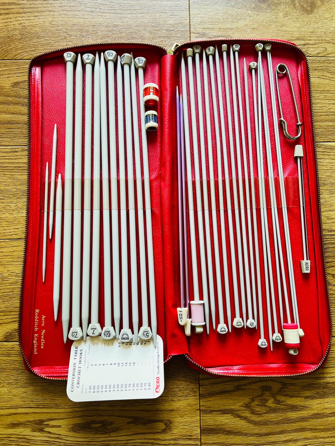 Aero Knitting Needle Set/vintage Knitting Needle Set/metric Needles ...