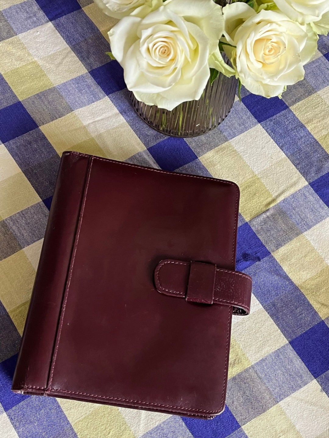 Leather Planner/vintage Day-timer Personal Organizer/notebook/leather ...