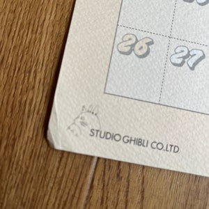 Rare: 1995 TOTORO Calendar Art Print/hayao Miyazaki Animation/original ...