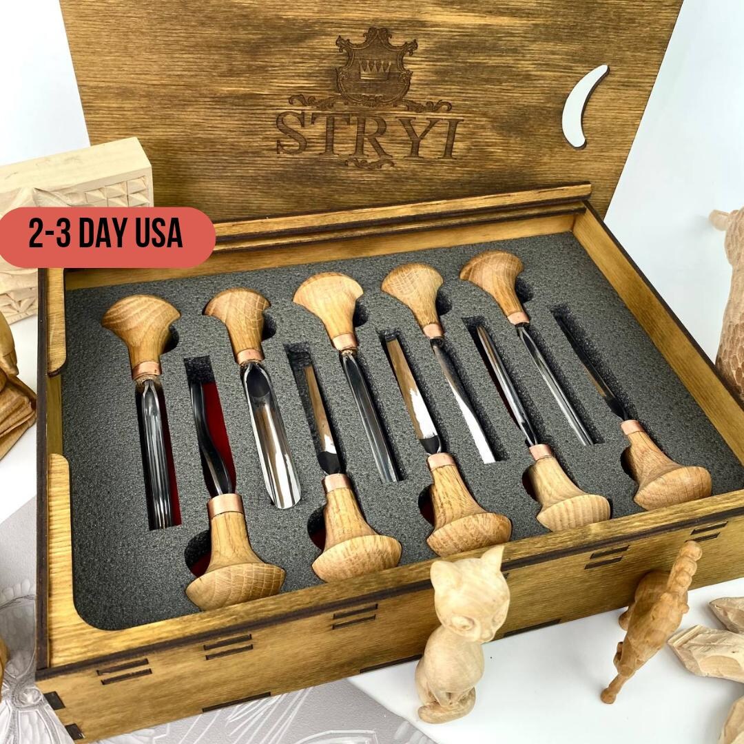 Micro Chisels Set of 10 Chisels for Micro Carving, Chisels for Hobby ...