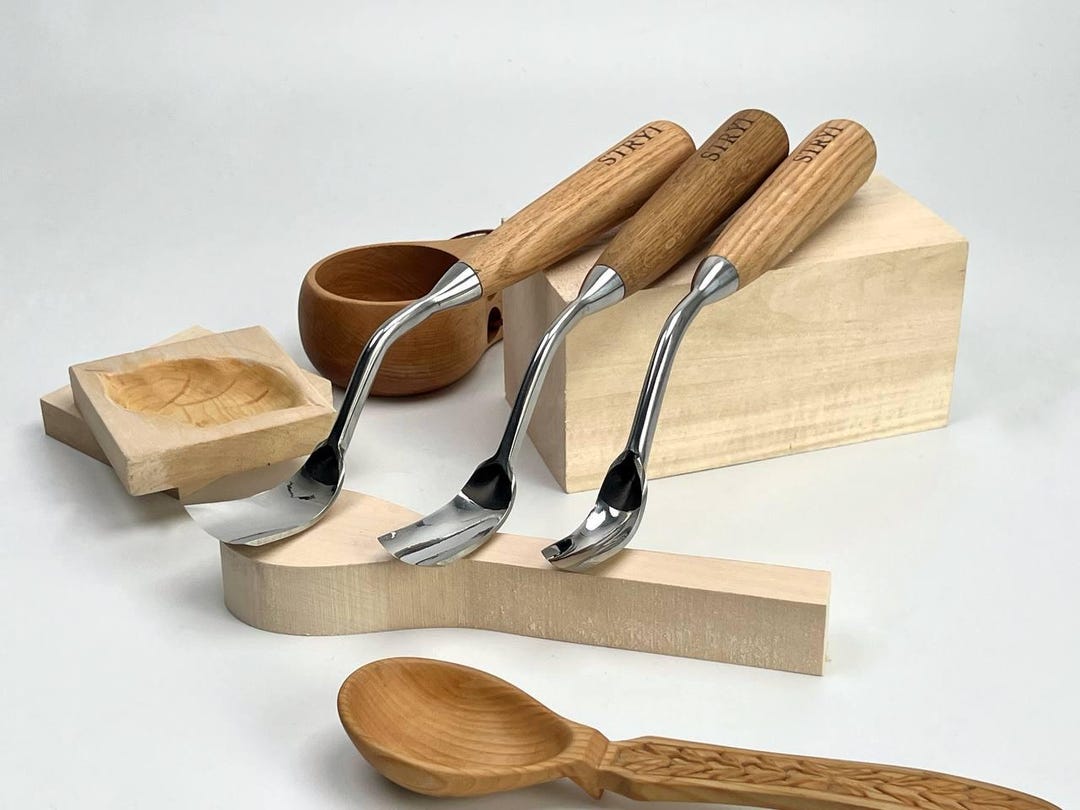 Bowl Carving Kit, Spoon Carving Kit, Kuksa Woodcarving Tools, Gift for ...