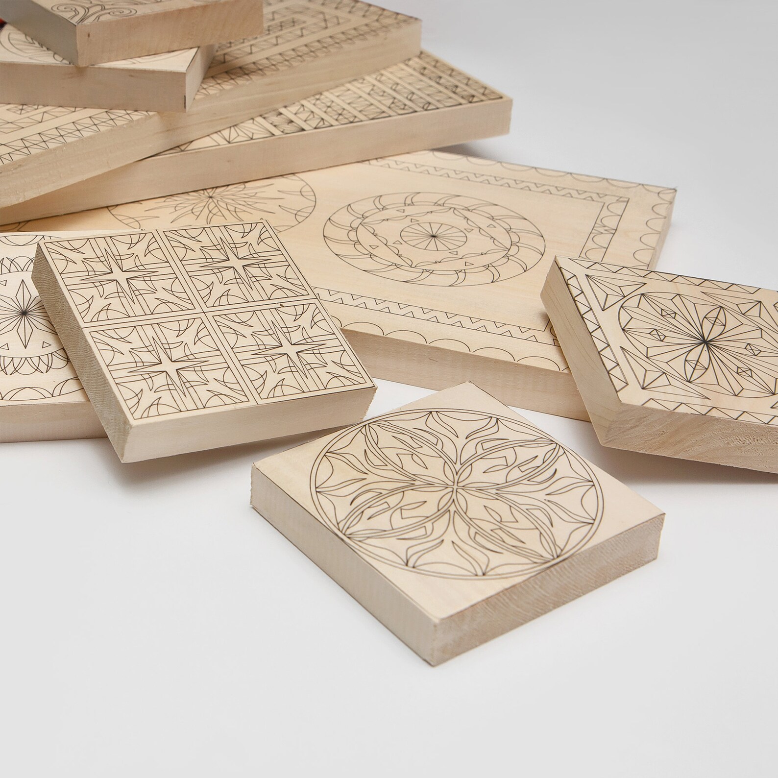Patterned Basswood Carving Boards, Wood Carving Blanks, Beginner ...