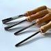 Short V-parting Chisels With Skewed Bevel, Beveled Angle Chisel, Wood ...