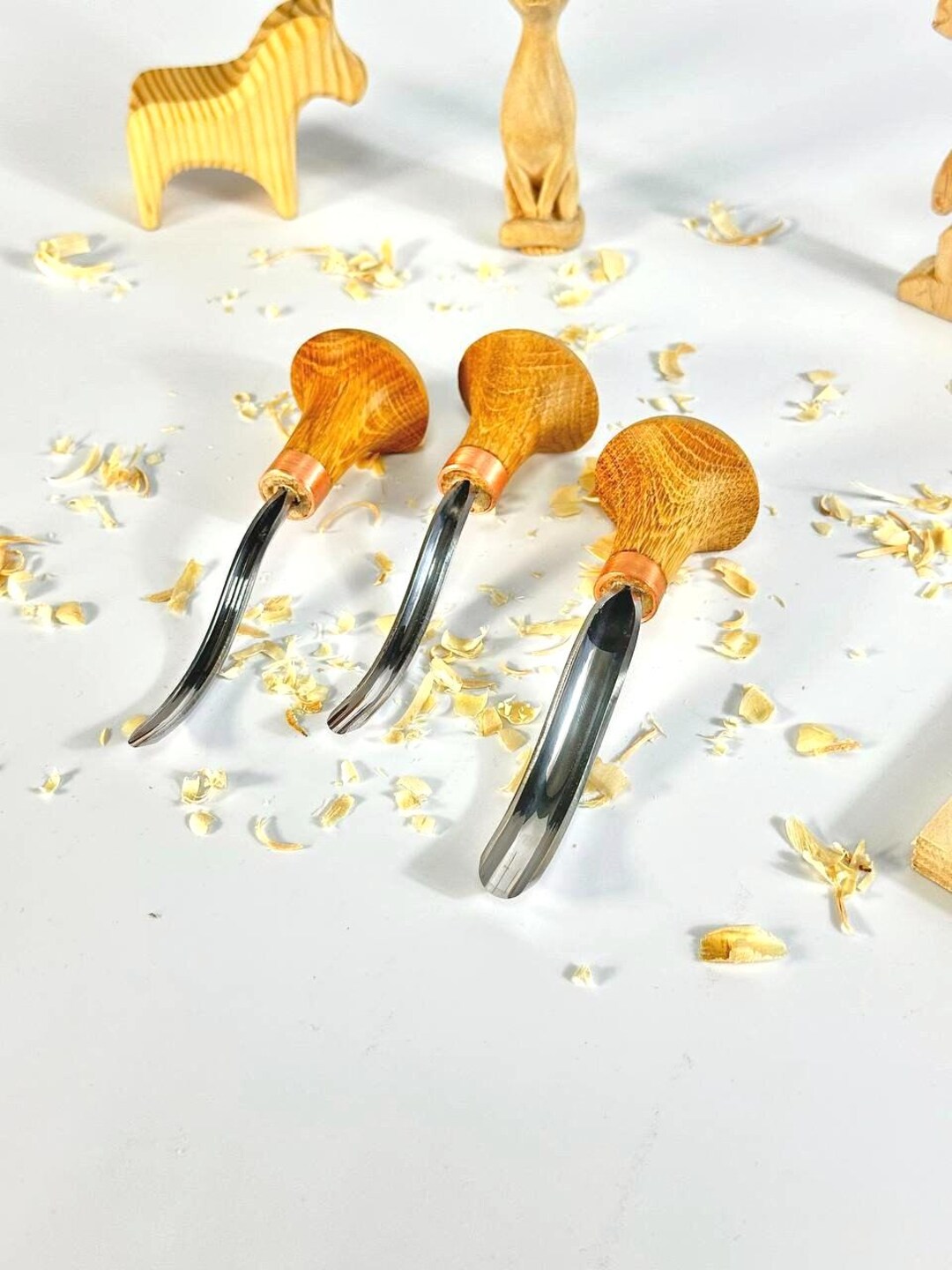 Palm Bent Gouge Sweep, Wood Carving Chisels, Tool for Engraving ...