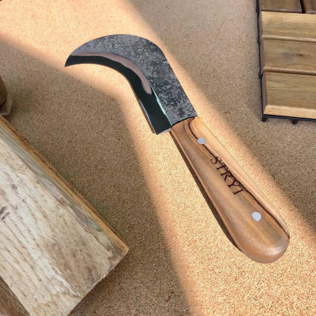 Hand Forged Sickle, Short Blade Machete, Knife for Hunting With High ...
