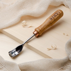 Profi Short Bent Gouge Tools for Bowl, Semicircle Spoon Carving Chisel ...