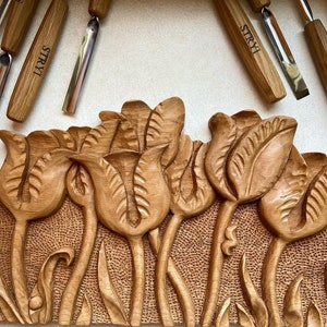 Personalized Hobby Set of 12 Gouges, Straight and Bent Gouges in Case ...