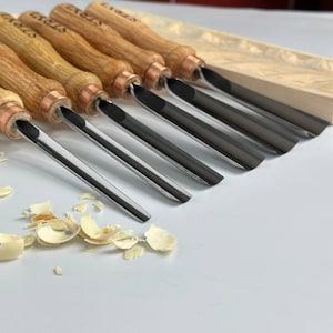 Gouges Set, Chisel Set, Stryi Carving Tools, Gift for Carver, Gift for ...