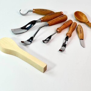 Bowl Carving Kit, Chisels Set, Spoon Carving Tools, Full Completed Kit ...