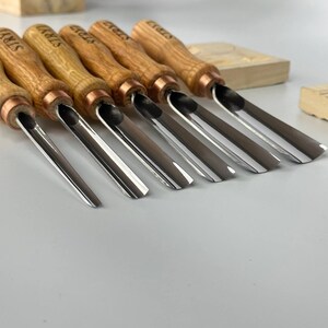 Gouges Set, Chisel Set, Stryi Carving Tools, Gift for Carver, Gift for ...