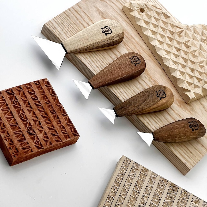 Start Swallowtail Knives Set for Woodcarving, Woodworking Kit, Chip ...