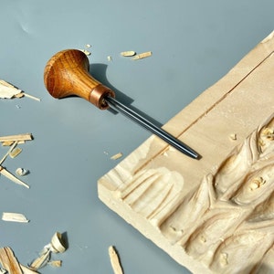 Palm Carving Tool #9 Profile, Profi Chisel for Woodcarving, Make ...